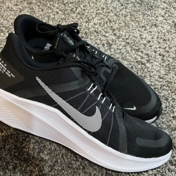 Nike | Shoes | Nike Quest 4 Womens Black White Running Shoe Da16006 ...